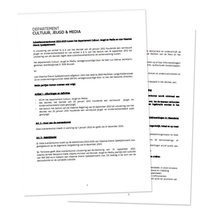 De beleidsnota 2026-2030 | Speelplein.Net